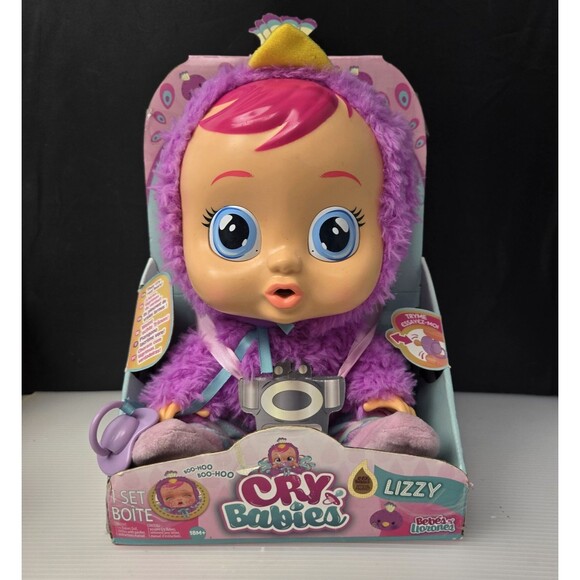 Imc Toys | Toys | Cry Babies Lizzy Interactive Baby Doll W Pacifier ...
